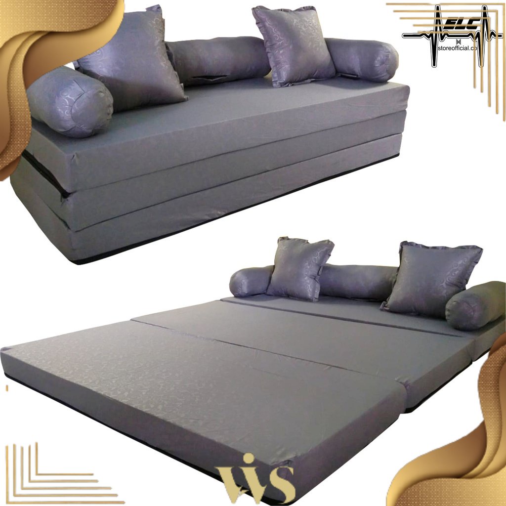 Jual Sofa bed Ukuran 140x200x10 Kursi Tamu Kasur Lipat Karakter Minimalis Sofabed Busa Tebal ...