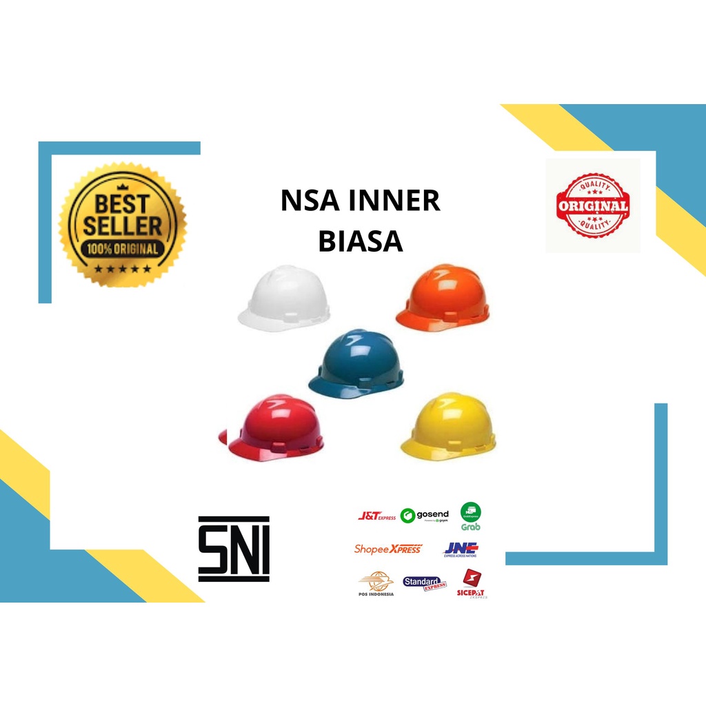 Jual Helm Safety Nsa Inner Biasa /Helmet Proyek Sarang Biasa Murah Sni ...