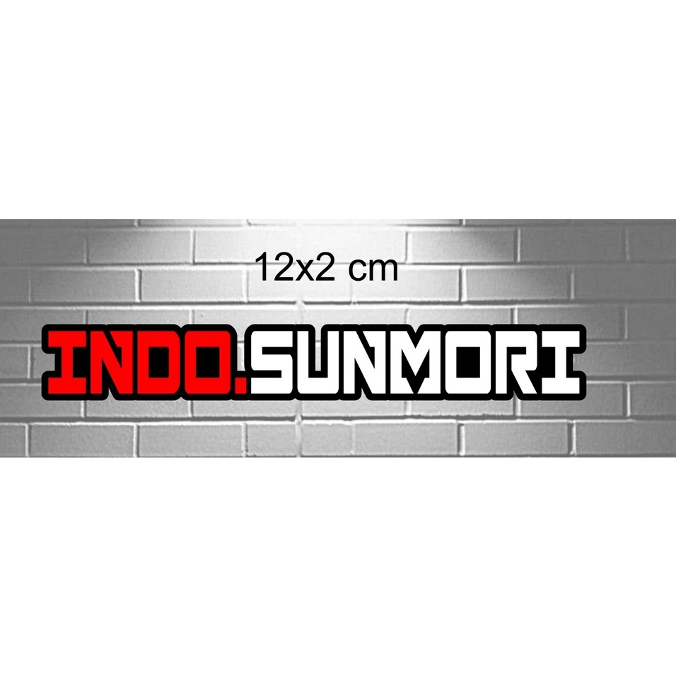 Jual STICKER INDOSUNMORI SUNMORI INDONESIA CUTTING | Shopee Indonesia