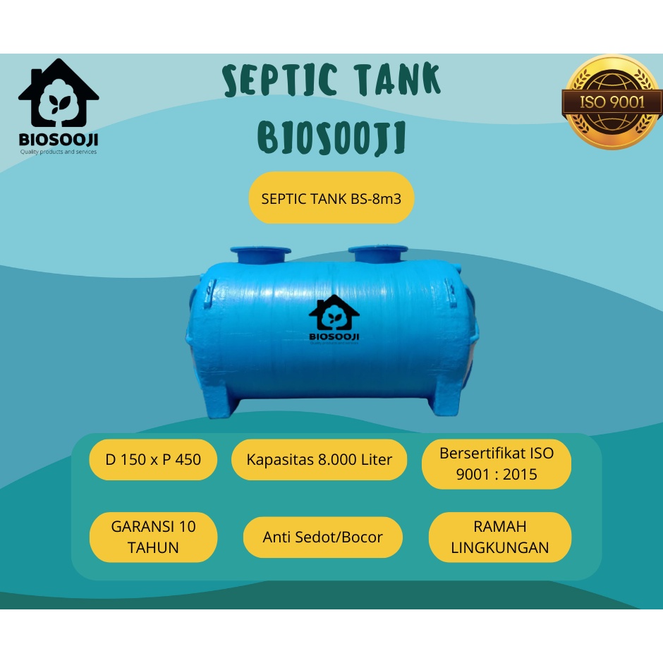 Jual Bio Septic Tank, Biofilter, Biotech, Biosooji Kapasitas 8m3 ...
