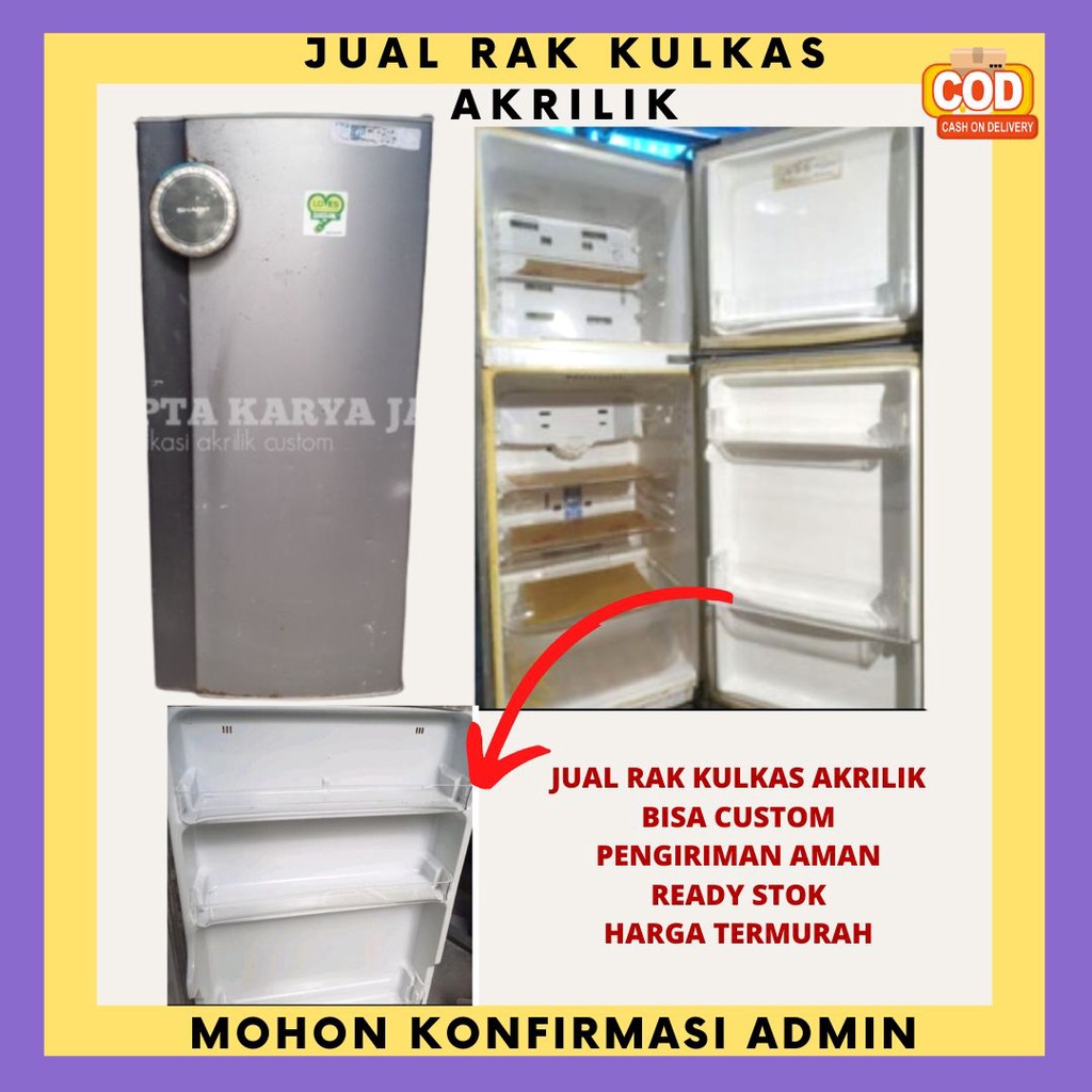 Jual SPAREPART RAK KULKAS MERK SHARP 1 PINTU MODEL LEMON (LOVE ...