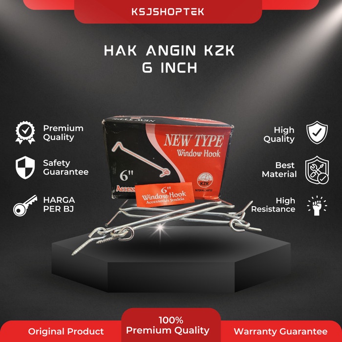 Jual Hak Angin KZK 6 INCH Cantolan Penahan Jendela Putih Per Biji | Shopee Indonesia