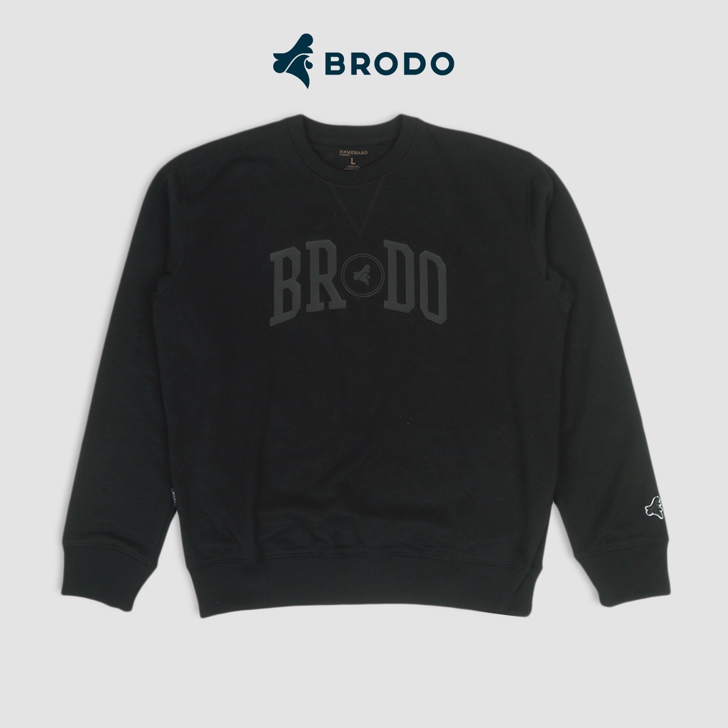 Jual BRODO - Crewneck Circlo Black | Shopee Indonesia