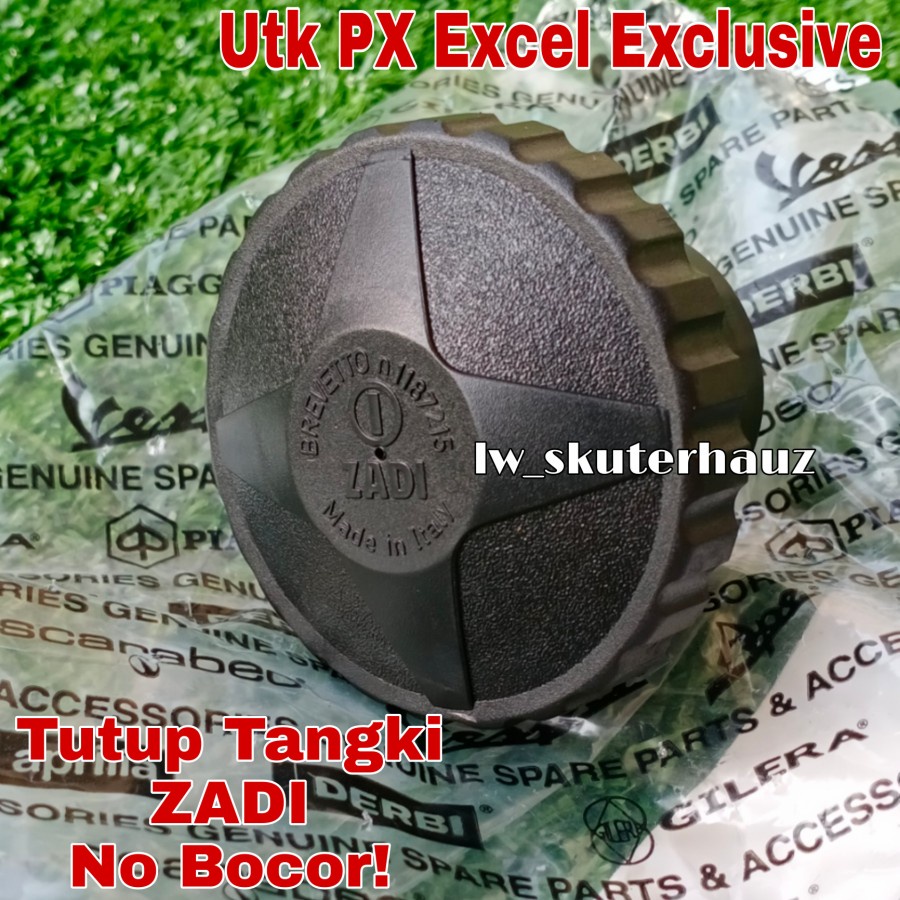 Jual Tutup tangki bensin Vespa merk ZADI bebas bocor utk PX Excel ...