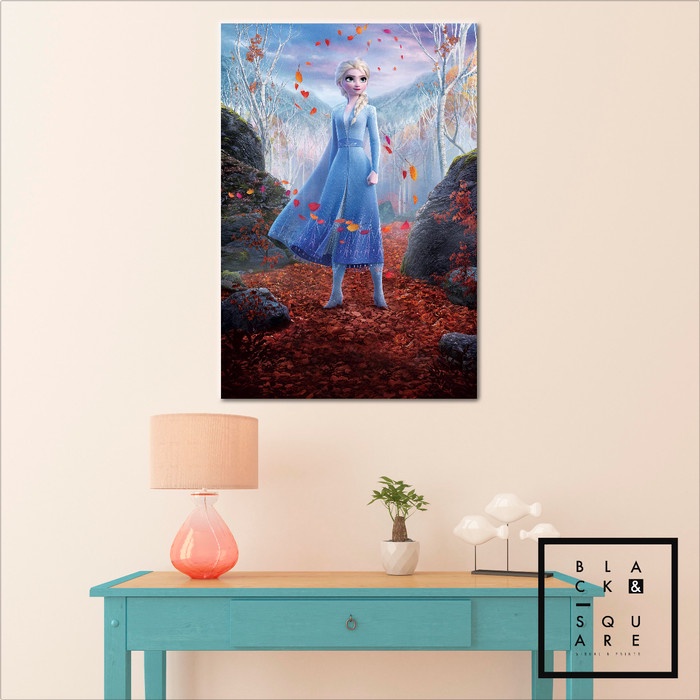 Jual Frozen 2 Characters - Movie Poster Hd + Frame Borderless Size A2 ...