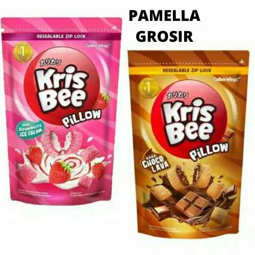 Jual KRIS BEE PILLOW 110 GR SNACK makanan ringan jajanan cemilan ...