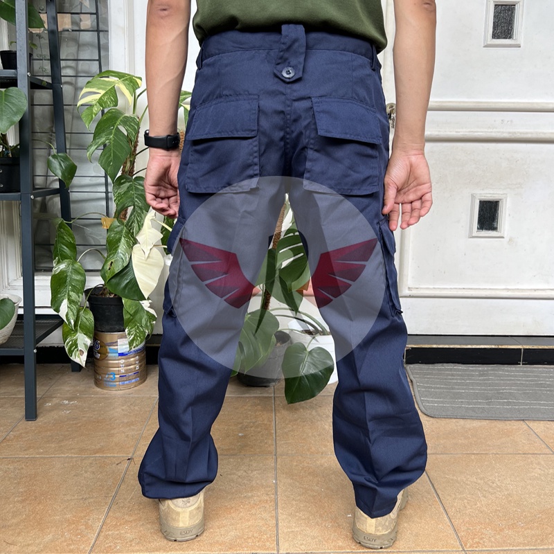 Jual celana PDL biru Dongker SATPAM,SECURITY,DAMKAR | Shopee Indonesia