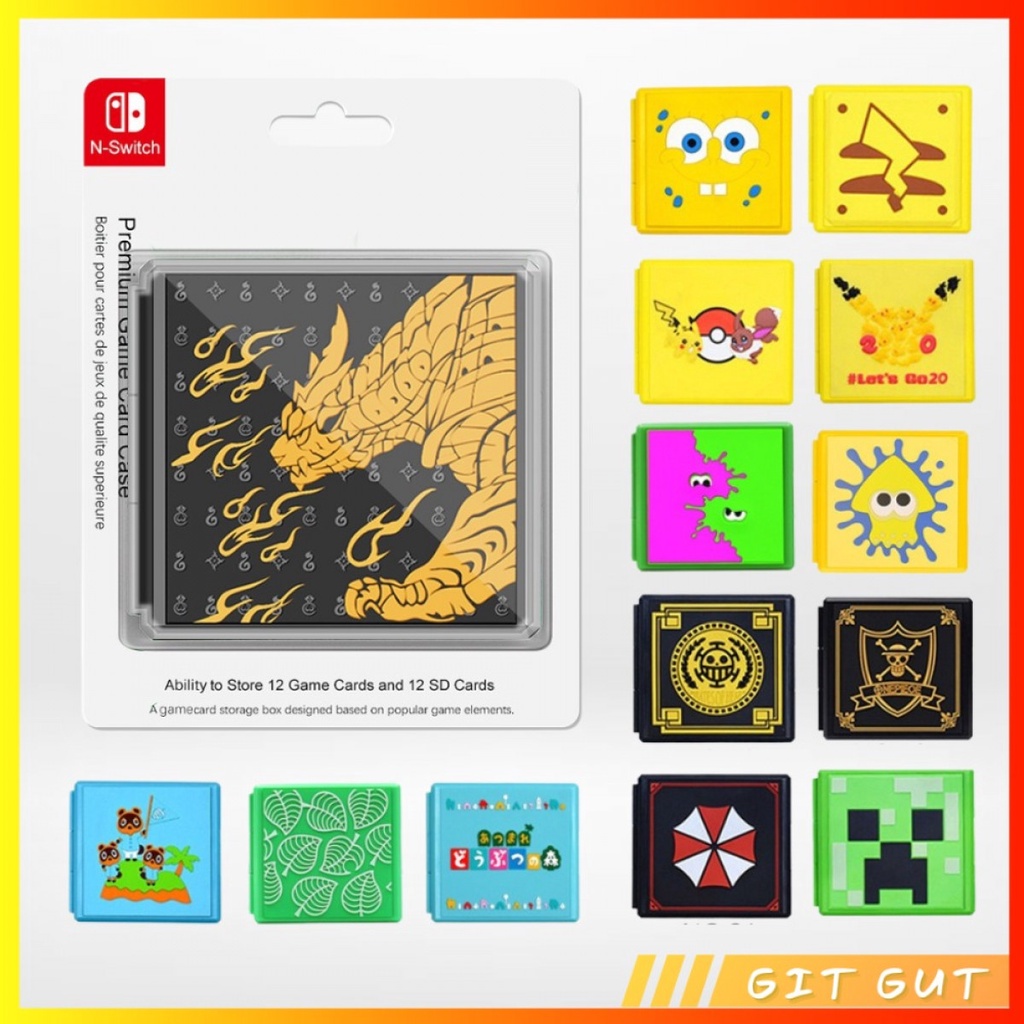 Jual Premium Game Card Cartridge Case Box Storage Nintendo Switch ...