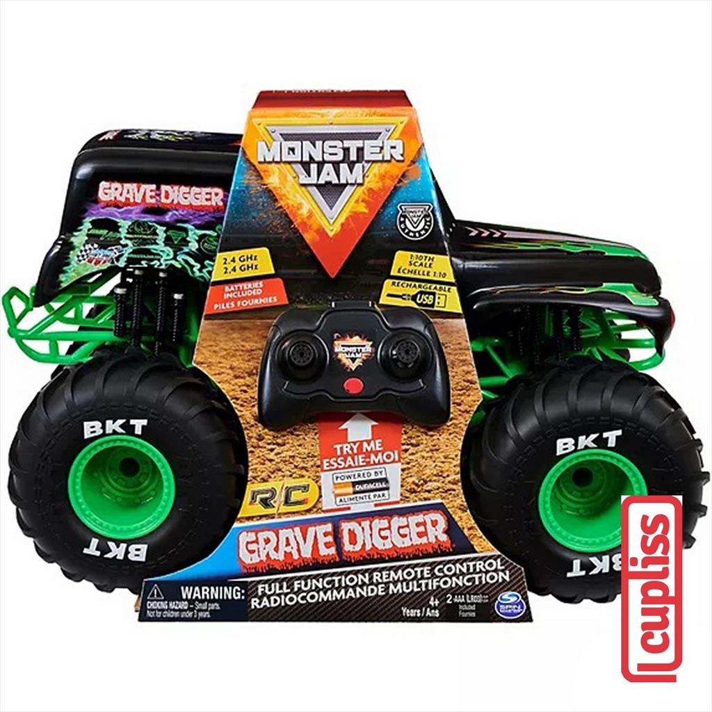 Jual MONSTER JAM 66801 Grave Digger Full Function RC Remote Control 1: ...