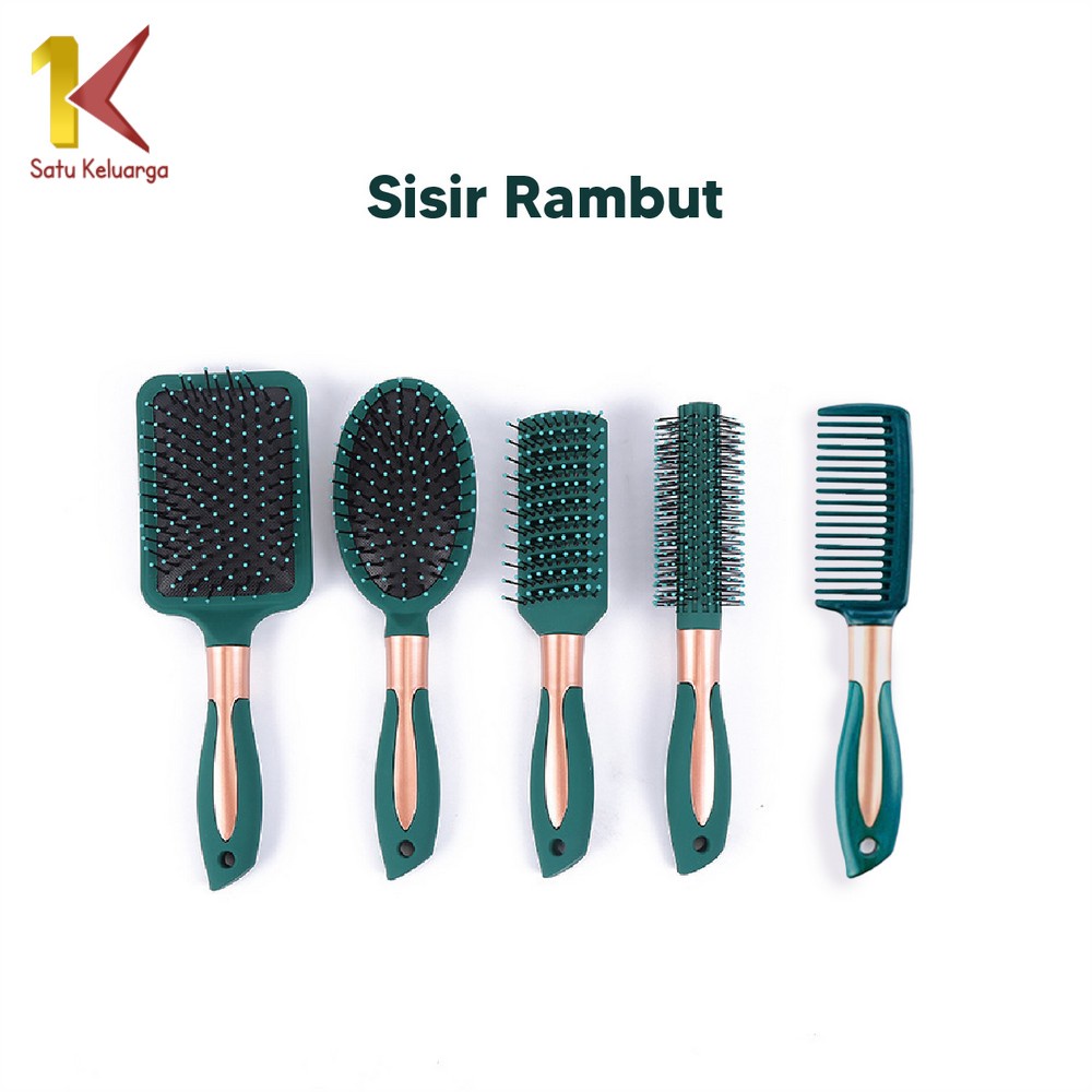 Jual Satu Keluarga Sisir Rambut Anti Kusut Wanita Roll Exclusive Comb ...