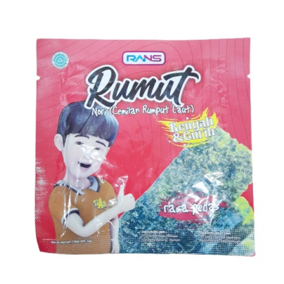 Jual RANS Rumut Cemilan Rumput Laut Rasa Pedas 4 gr | Shopee Indonesia