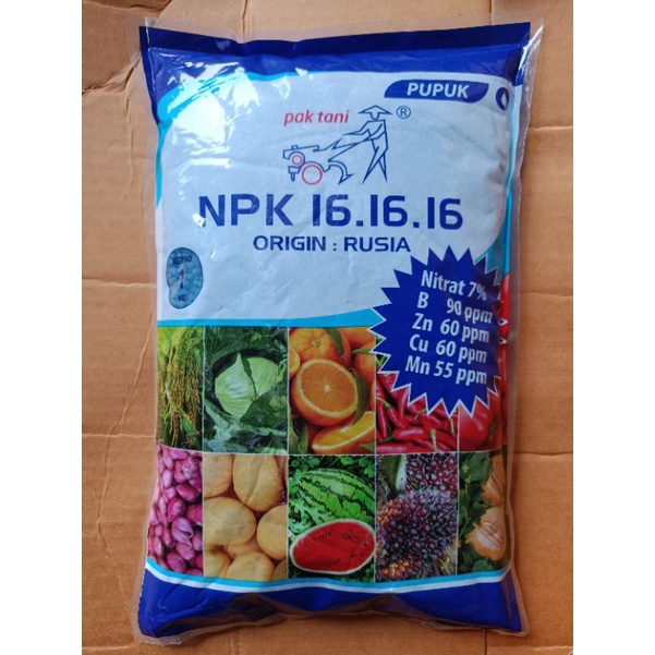 Jual Pupuk NPK Mutiara SU Pak Tani 16.16.16 1kg | Shopee Indonesia