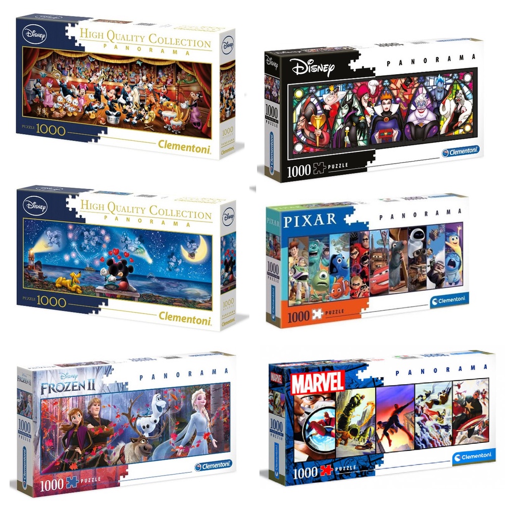 Jual Clementoni Disney Puzzle Panorama Collection 1000 pcs | Shopee ...