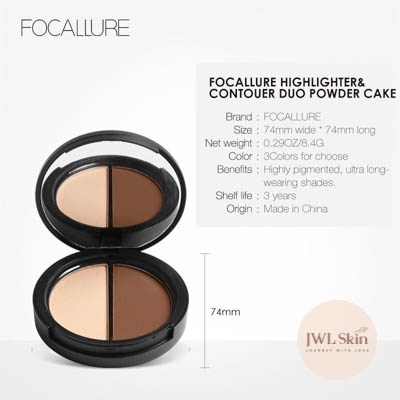 Jual FOCALLURE Highlight & Contour Bronzer Powder Palette FA05 | Shopee ...