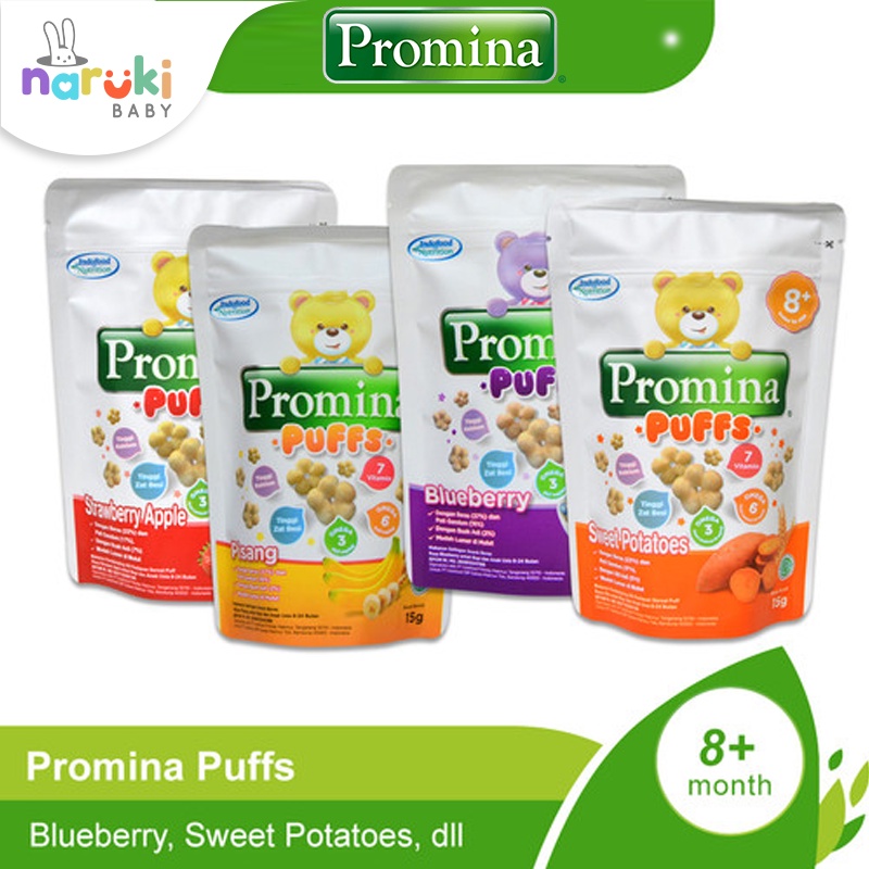 Jual Promina Puff 15gr Cemilan Snack Bayi | Shopee Indonesia