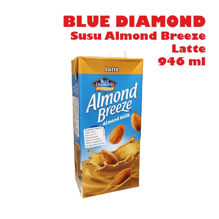 Jual Blue Diamond Susu Almond Breeze Milk Rasa Latte 946 ml | Shopee Indonesia