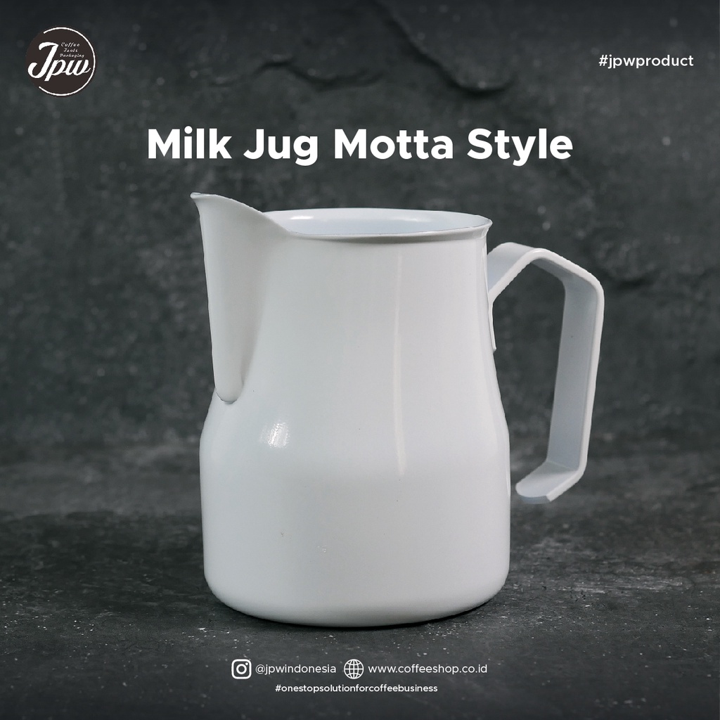 Jual MILK JUG 350ml (MOTTA STYLE JUG) - WHITE | Shopee Indonesia