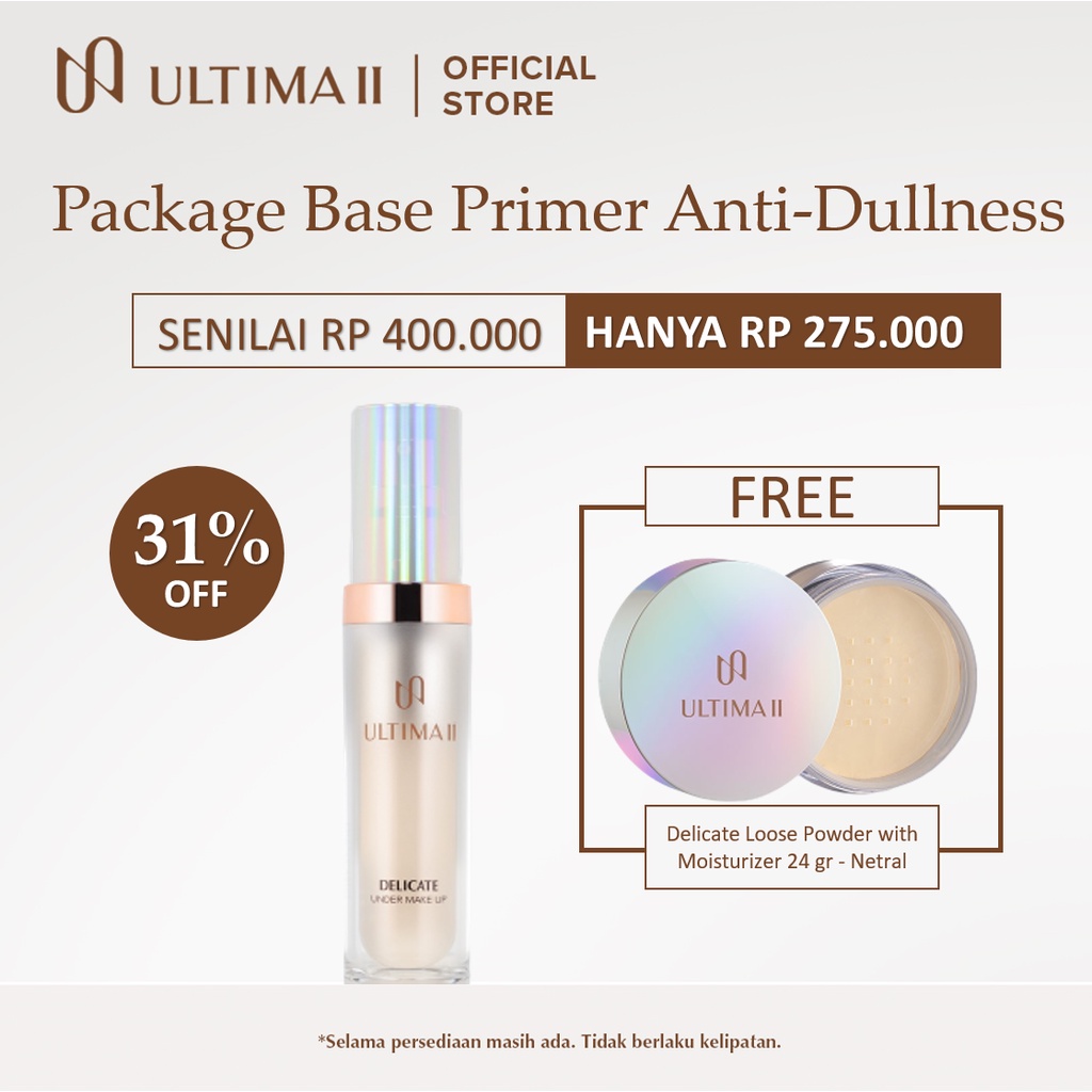 Jual Ultima II - Base Primer Anti-Dullness Package | Shopee Indonesia