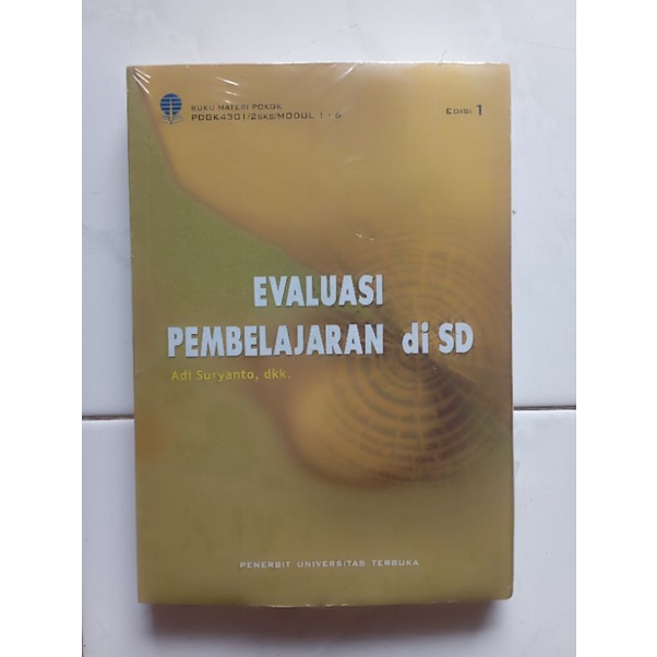 Jual Buku Materi Pokok Evaluasi Pembelajaran di SD edisi 1 modul universitas terbuka | Shopee ...