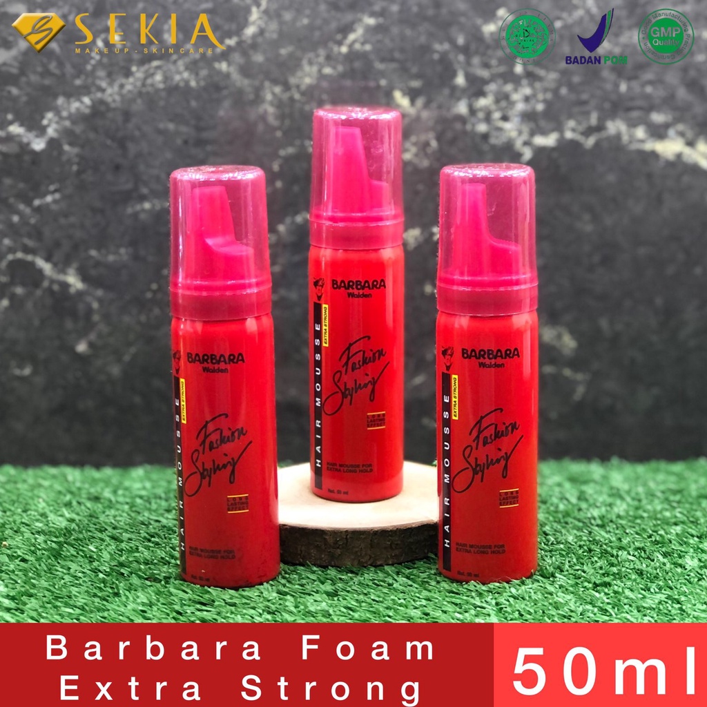 Jual Barbara Foam 50ml Merah ( Extra Strong) ORIGINAL 100% | Shopee ...