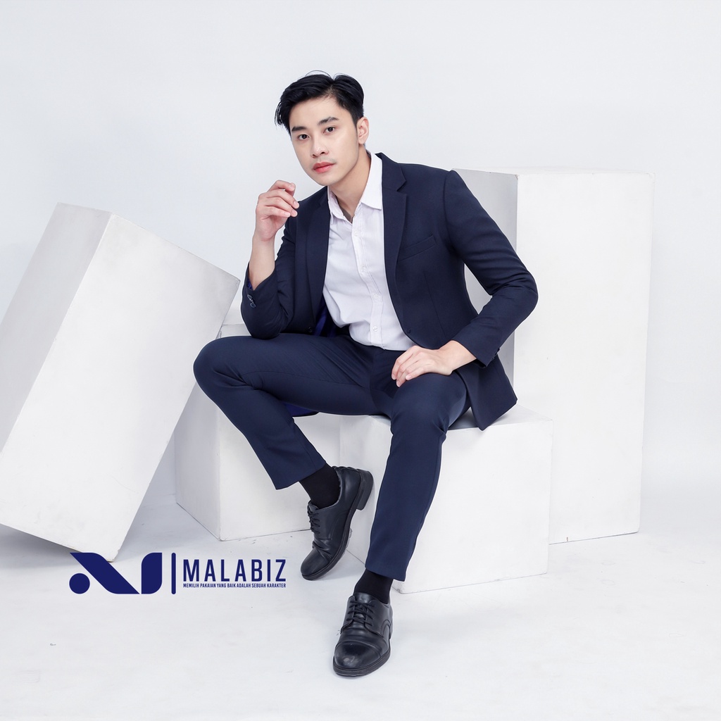 Jual BISA TUKAR UKURAN - Jas Slim Fit (GRATIS BOX, COVER JAS DAN HANGER ...