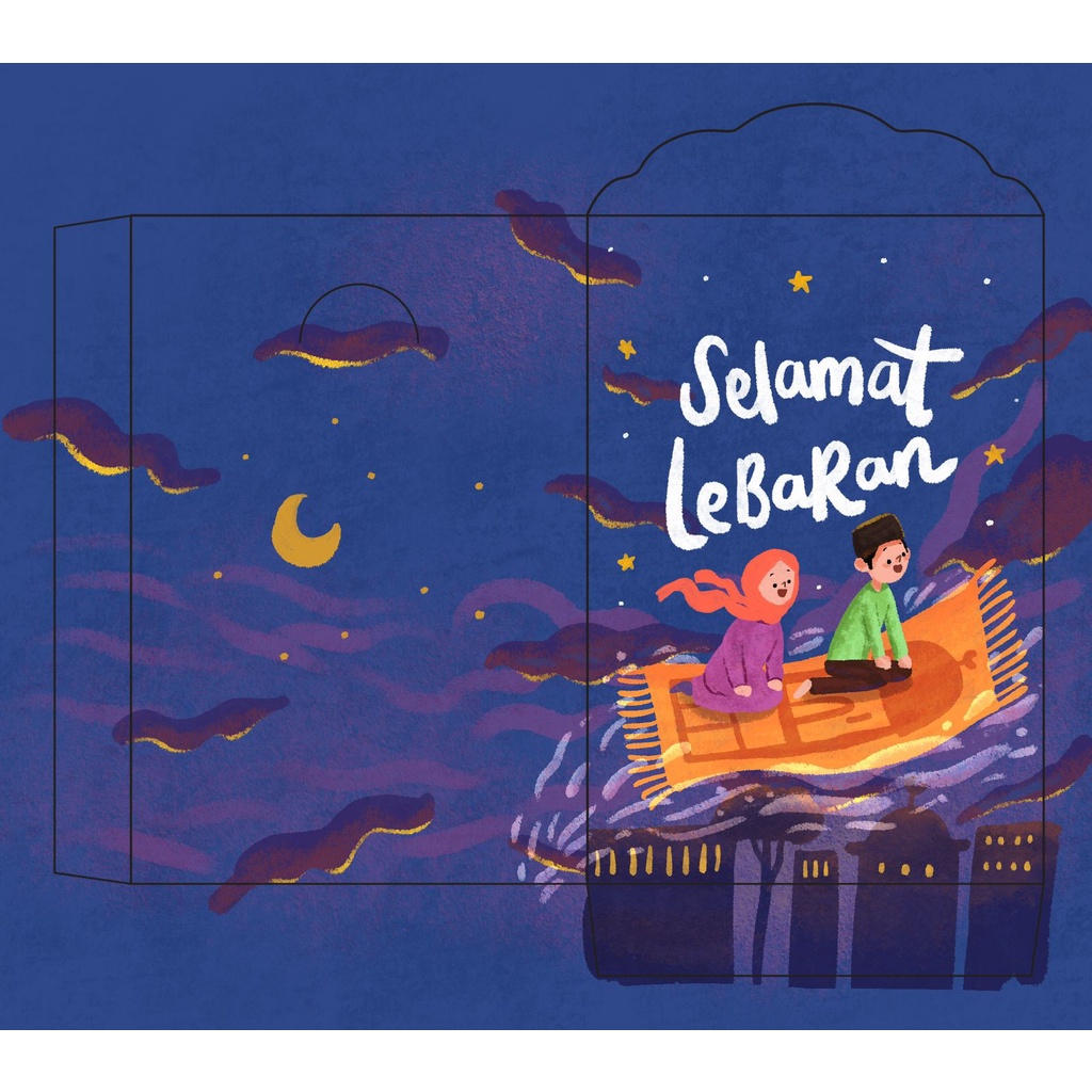 Jual Luriq Design Amplop Kecil Lebaran Idul Fitri Premium 2301– Size 7 ...