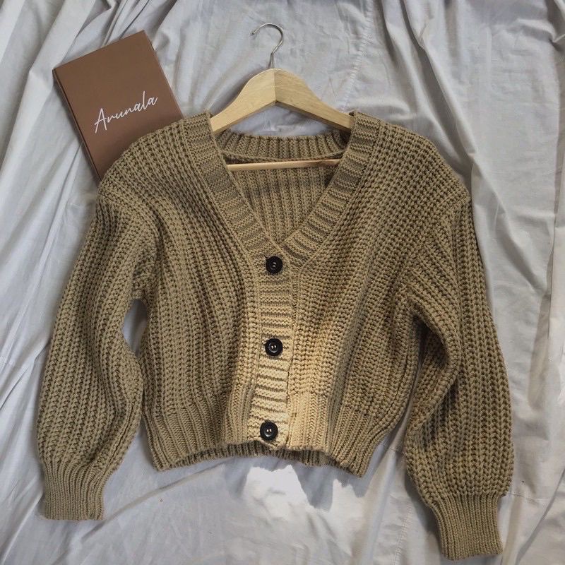 Jual Cardigan Rajut Premium | Shopee Indonesia