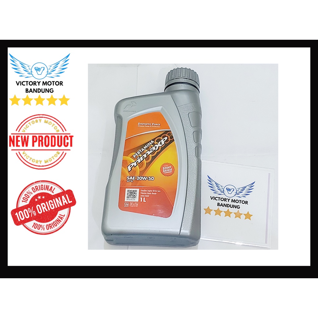 Jual Oli Mesin Motor Primaxp Prima Xp 1000 ml SAE 20W-50 Original Asli ...