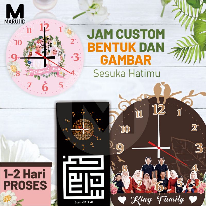 Jual JAM MEJA CUSTOM AKRILIK | Shopee Indonesia