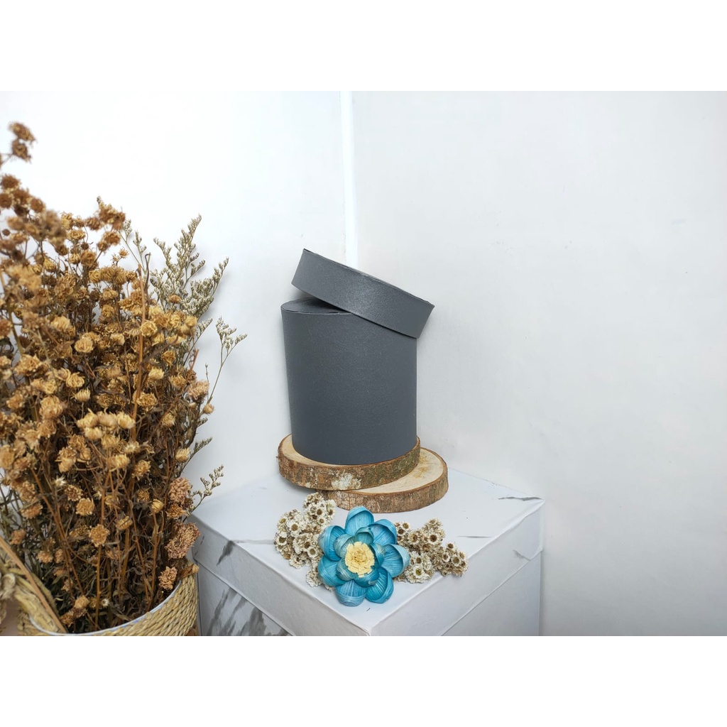 Jual Bloom Box Bulat Bunga Gift Box Round Box Tempat Kado Hampers ...
