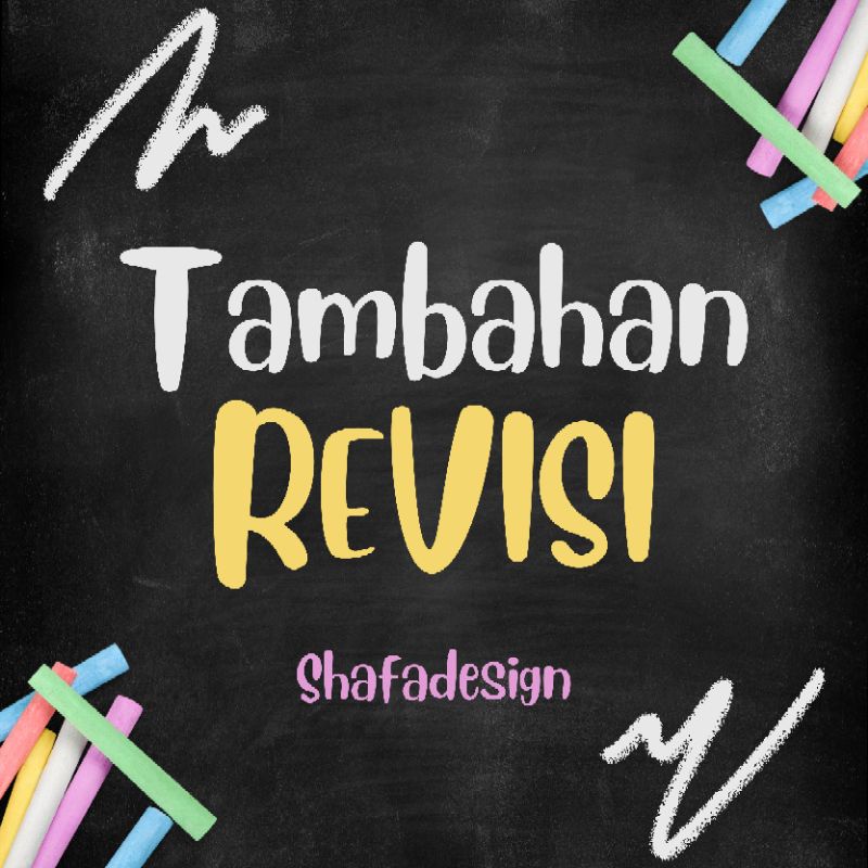 Jual TAMBAHAN REVISI | Shopee Indonesia