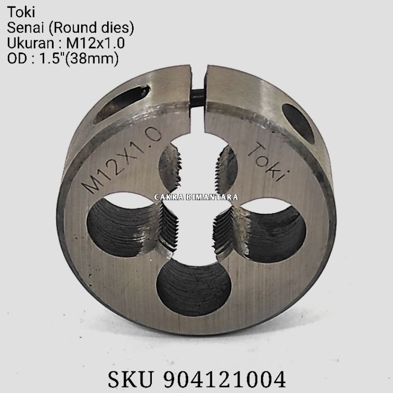 Jual Senai M12x1.0 Round dies m12x1 senay snai snay pembuat as baut m12 ...