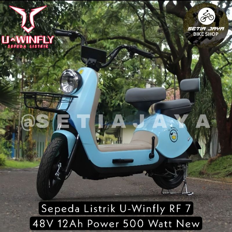 Jual Sepeda Listrik / Electric Bike U-WINFLY RF7 48V 12Ah Power 500 ...