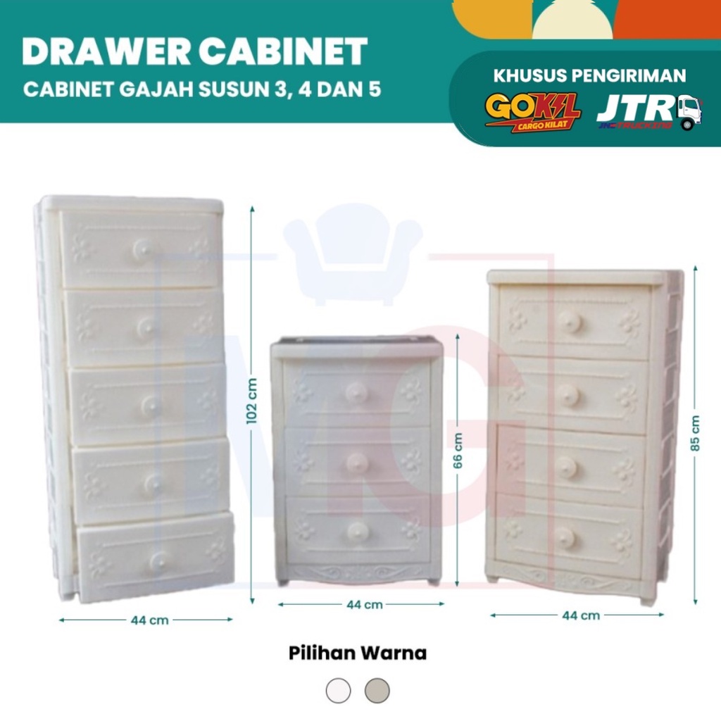 Jual Lemari Laci Susun Drawer | Lemari Drawer Cabinet | Locker Gajah 5 ...