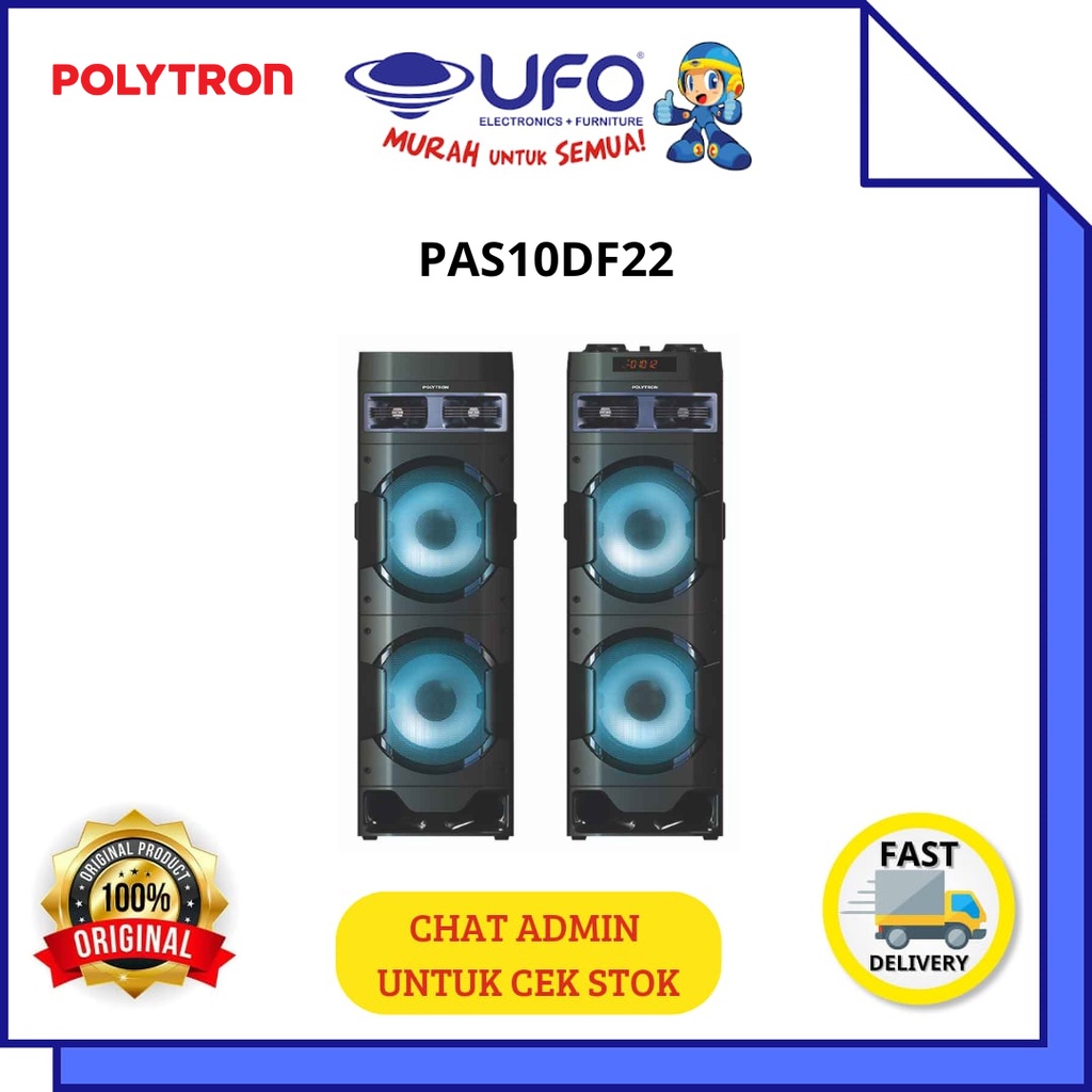 Jual POLYTRON PAS10DF22 SPEAKER AUDIO USB BLUETOOTH | Shopee Indonesia