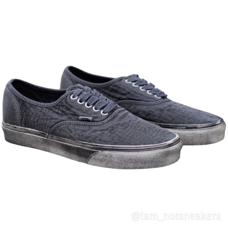 Jual Vans Authentic California Overwashed Black Original 100% Guarantee ...