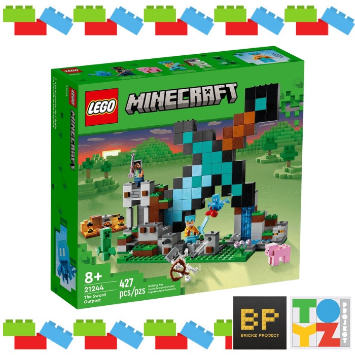 Jual Lego 21244 Minecraft - The Sword Outpost | Shopee Indonesia
