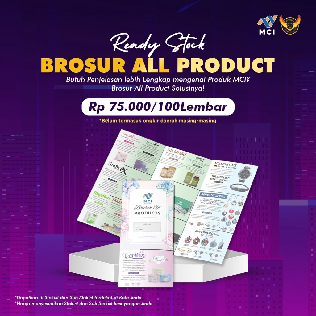 Jual BROSUR ALL PRODUK MCI (Per 25 lembar) - UPDATED | Shopee Indonesia