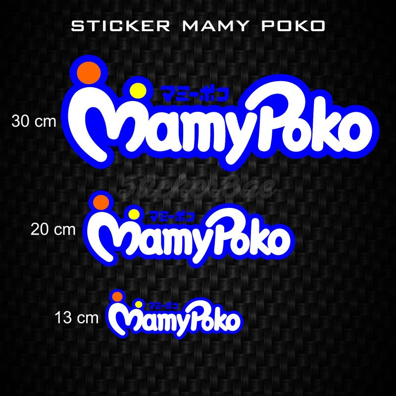Jual Stiker mamy poko sticker cutting stiker mamypoko motor helm ...