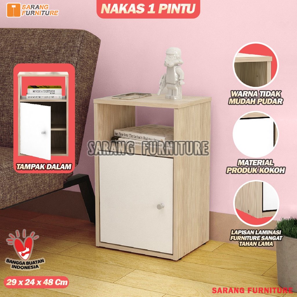 Jual NAKAS 1P KINGDOM NAKAS 1 PINTU MEJA NAKAS MINI BEDSIDE TABLE MEJA ...