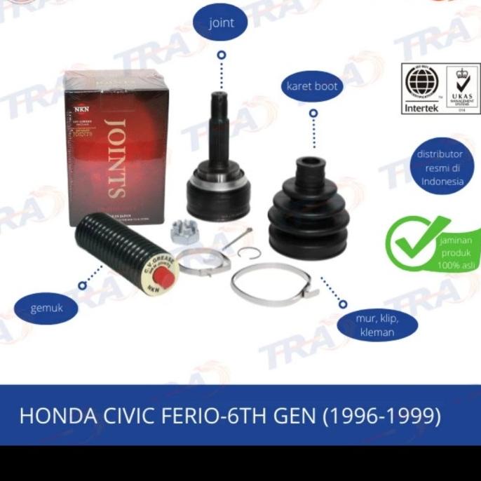 Jual As Roda CV JOINT LUAR HONDA CIVIC FERIO NKN JAPAN | Shopee Indonesia