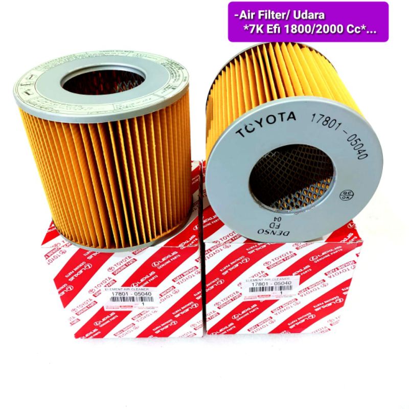 Jual AIR FILTER SARINGAN UDARA KIJANG 7K EFI 1800/2000 CC TOYOTA ASLI ...
