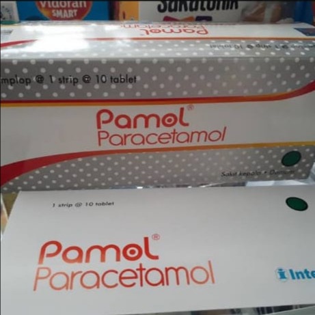 Jual PAMOL Strip 10 Tablet - Paracetamol Obat Demam Panas Dewasa ...