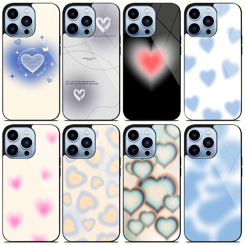 Jual (RJ45) Case Glossy Motif LOVE Aesthetic For All Type Smartphone ...