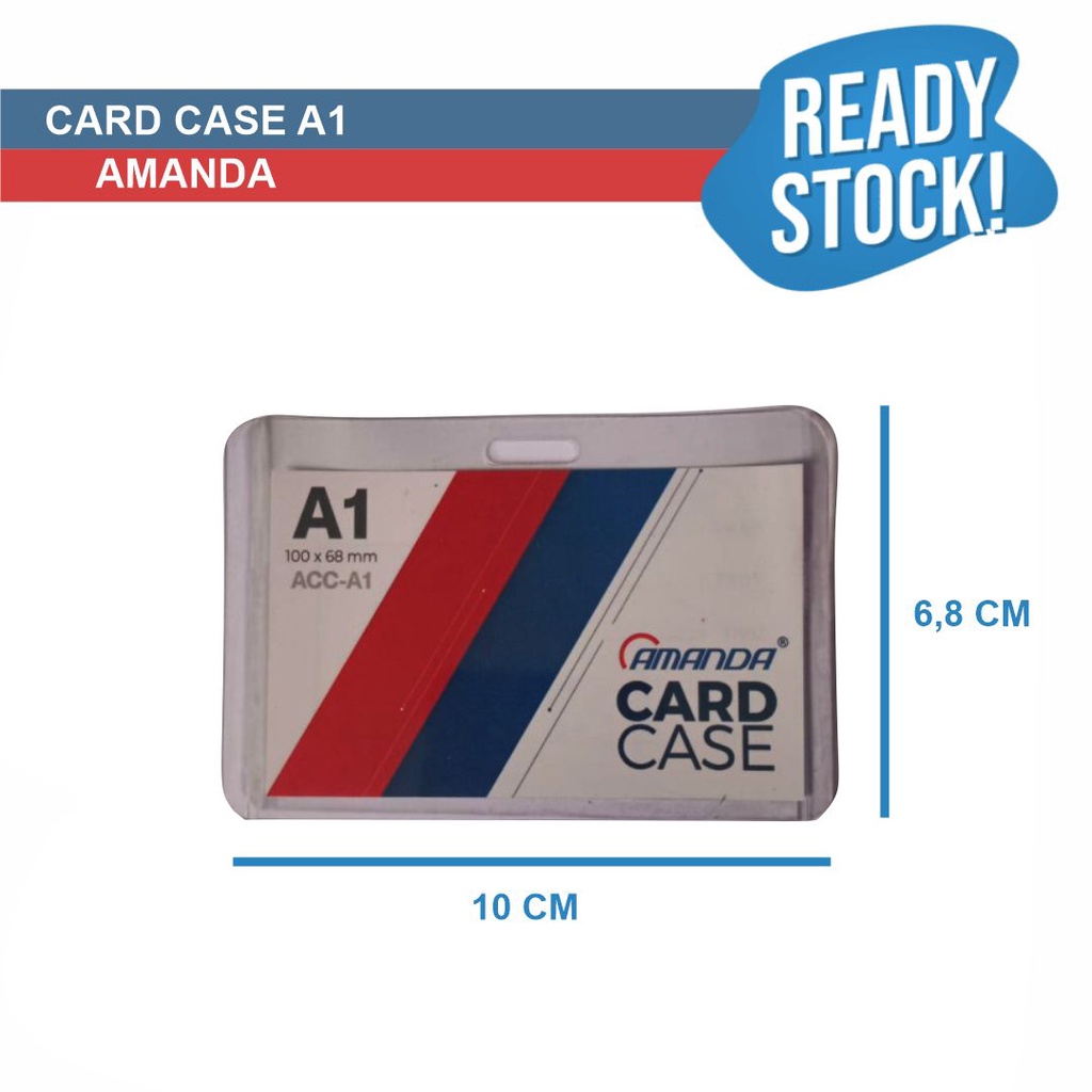 Jual Plastik Card Case A1 ID Card NameTag AMANDA Ukuran 100 x 68 mm ...