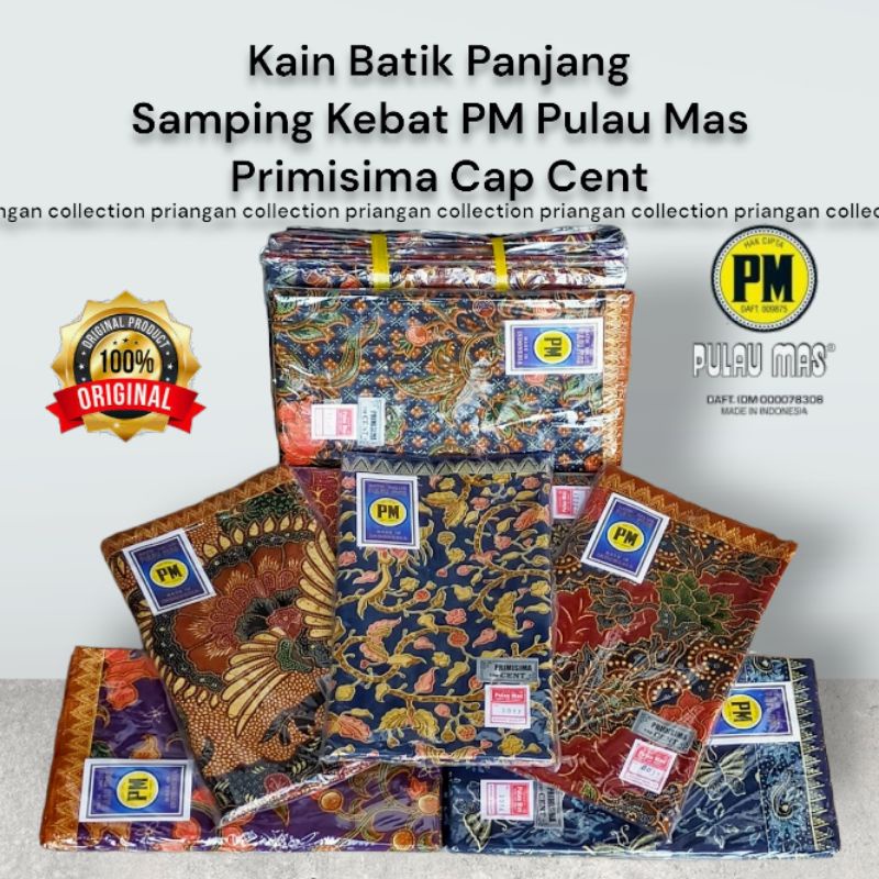 Jual Kain Panjang Batik Samping Kebat PM Pulau Mas Original | Shopee Indonesia