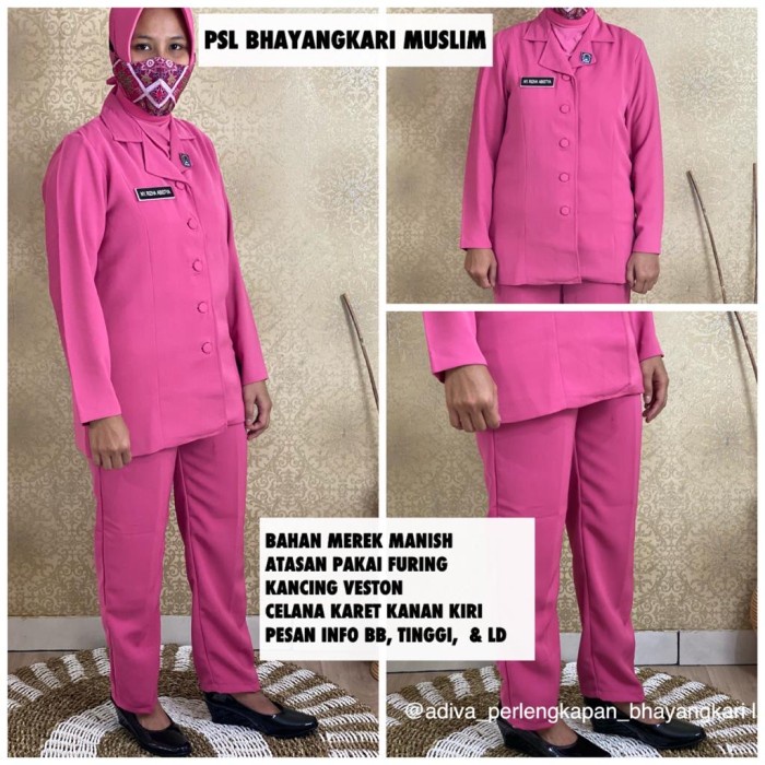Jual SERAGAM PSL BHAYANGKARI MUSLIM BAHAN MANISH | Shopee Indonesia