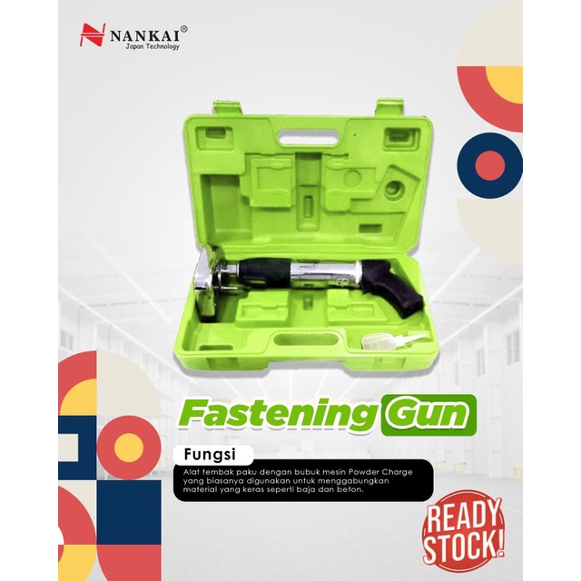Jual Ramset gun/Fastening gun/Mesin paku beton NANKAI | Shopee Indonesia
