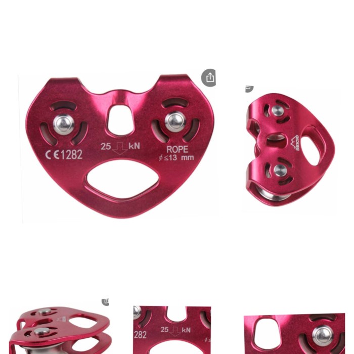 Jual Katrol Pulley Tandem Tom Katrol Climbing Safety Flyingfox Outbond ...