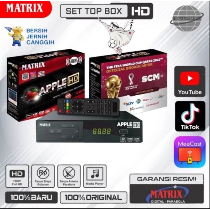 Jual Set Top Box Matrix Set Top Box TV Digital Matrix STB Matrix Apple ...